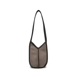 Hereu Suede Shoulder Bag - Gray