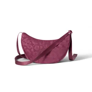 Nike Aura Floral Crescent Crossbody Bag - Red