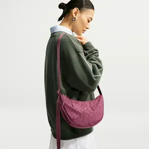 Nike Aura Floral Crescent Crossbody Bag - Red