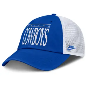 Nike Dallas Cowboys Rewind Club Nfl Trucker Adjustable Hat - Blue