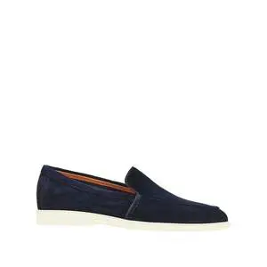 Santoni Malibu Suede Loafers - Blue