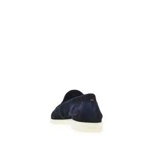 Santoni Malibu' Suede Leather Loafers - Brown