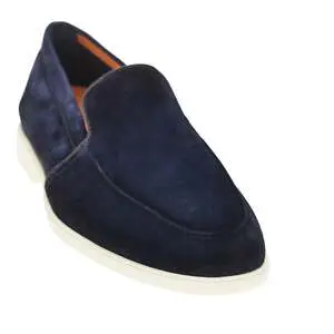 Santoni Malibu Suede Loafers - Brown
