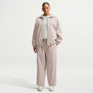 Nike High-waisted Relaxed Fit Track Pants - Brown