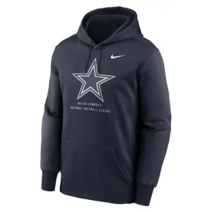 Nike Dallas Cowboys Therma Nfl Pullover Hoodie - Blue