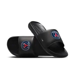 Nike Paris Saint-germain Victori One Soccer Slides - Black