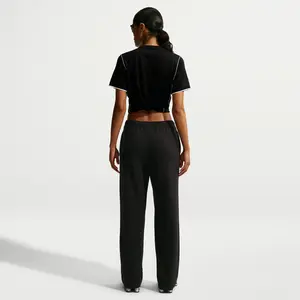 Nike Studio Fleece Lightweight Mid-rise Open-hem Pants