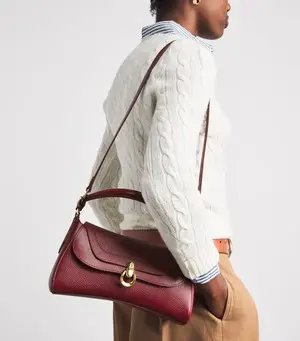 Polo Ralph Lauren Small Leather Blaze Top-handle Bag - Red
