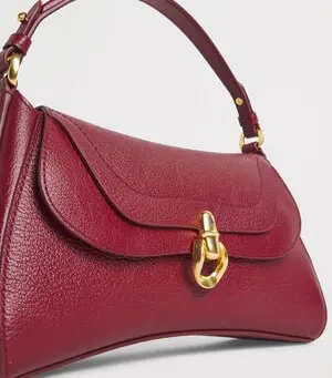 Polo Ralph Lauren Small Leather Blaze Top-handle Bag - Red