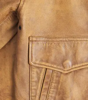 Polo Ralph Lauren Distressed Leather Jacket