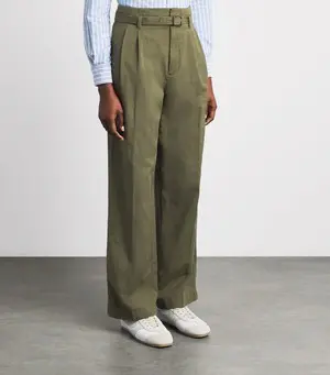 Polo Ralph Lauren Belted Straight Leg Trousers