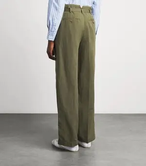 Polo Ralph Lauren Belted Straight Leg Trousers