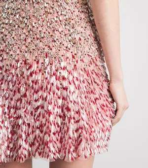 Jenny Packham Embellished Nima Mini Dress