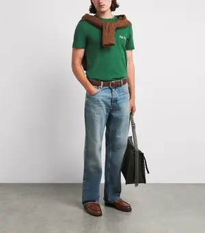 Polo Ralph Lauren Cotton Logo Custom Slim-fit T-shirt - Green
