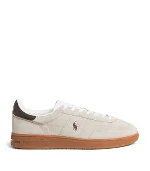 Polo Ralph Lauren Suede Bedford Sneakers - Ivory