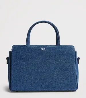 TALEL PARIS Medium Denim V2 Tote Bag - Blue
