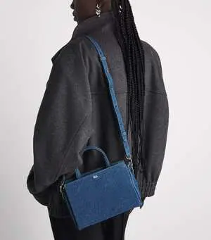 TALEL PARIS Medium Denim V2 Tote Bag