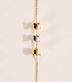 SUZANNE KALAN Mixed Gold Infinite Necklace