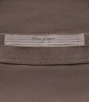 Rick Owens Cotton Edfu Gathered Maxi Skirt