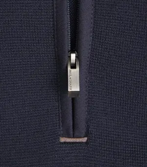 Paul & Shark Virgin Wool Quarter-zip Sweater