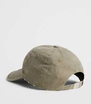 MAISON MARGIELA Cotton Baseball Cap With Numeric Grid Detailing