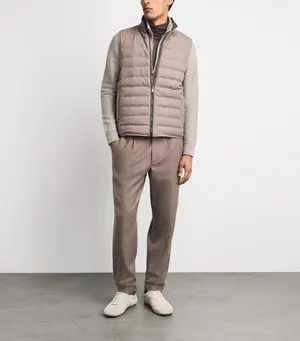 Colombo Cashmere-wool Zip-up Cardigan