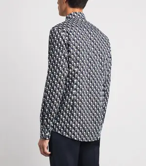 Eton Geometric Print Shirt