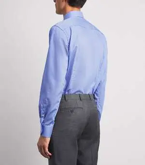 Eton Cotton Stripe Contemporary Fit Shirt