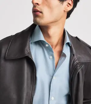 Eton Cotton Patterned Contemporary Fit Shirt