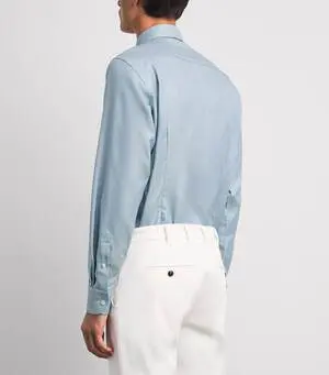 Eton Cotton Patterned Contemporary Fit Shirt