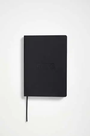 Rains A5 Notebook With Soft Pu Cover - Silver