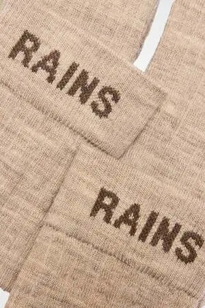 Rains Logo Knee High Socks - Beige