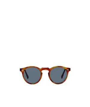 Oliver Spencer Round Frame Sunglasses - Green