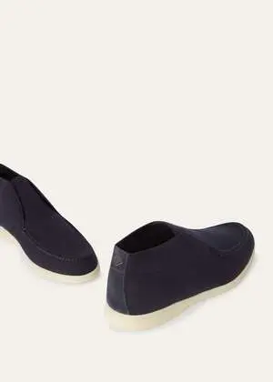Loro Piana Gok Open Walk Casual Slip-on Shoes - Navy Blue
