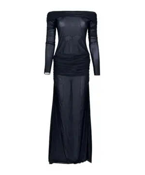 ANIYE BY Off-the-shoulder Draped Maxi Dress