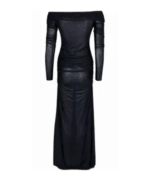 ANIYE BY Off-the-shoulder Draped Maxi Dress