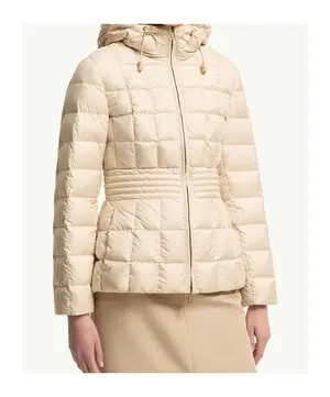 Moncler Engoulevent Square Quilted Hooded Short Down Jacket