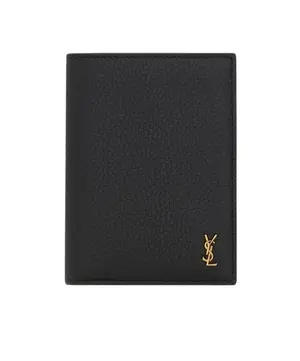 Saint Laurent Tiny Cassandre Credit Card Wallet