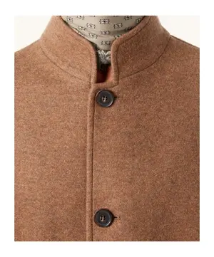 Loro Piana Stand-up Collar Single-breasted Jacket