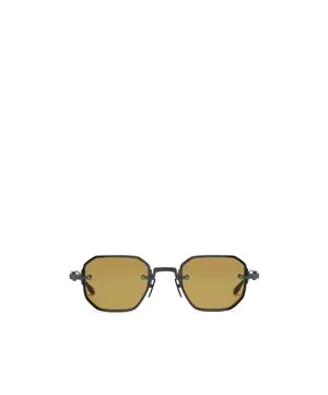 AKONI Geometric Sunglasses - Nude