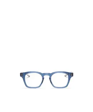 AKONI Geometric Flat Mirror - Blue