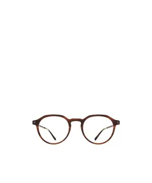 Mykita Saga Round Frame Glasses - Brown