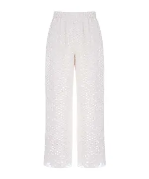 NEEDLE  THREAD Needle & Thread Sequined Wide-leg Trousers