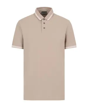Emporio Armani Placed-logo Jersey Polo Shirt