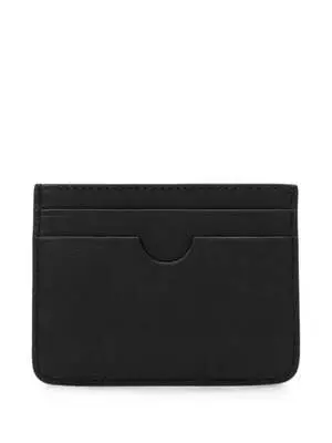AMI Paris Cowhide Leather Card Holder With De Coeur