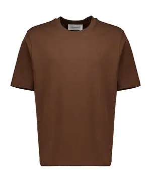 AMI Paris De Coeur Short-sleeved Crewneck T-shirt - Maroon