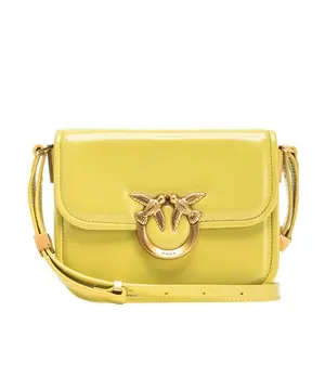 Pinko Love Bag Box Shoulder Bag - Yellow
