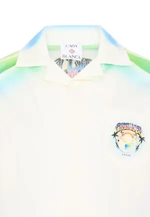Casablanca Airspray Graphic Print Short Sleeve Shirt - Color