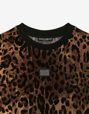 Dolce & Gabbana Leopard-jacquard Chenille Jumper