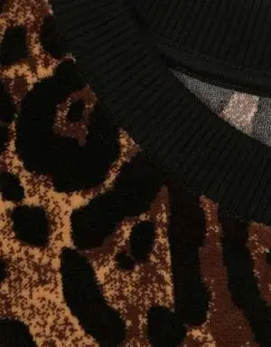 Dolce & Gabbana Leopard-jacquard Chenille Jumper